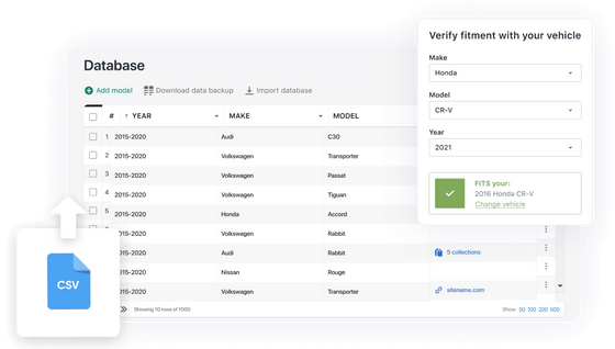 How to import DB to the EasySearch Year Make Model app – NexusMedia