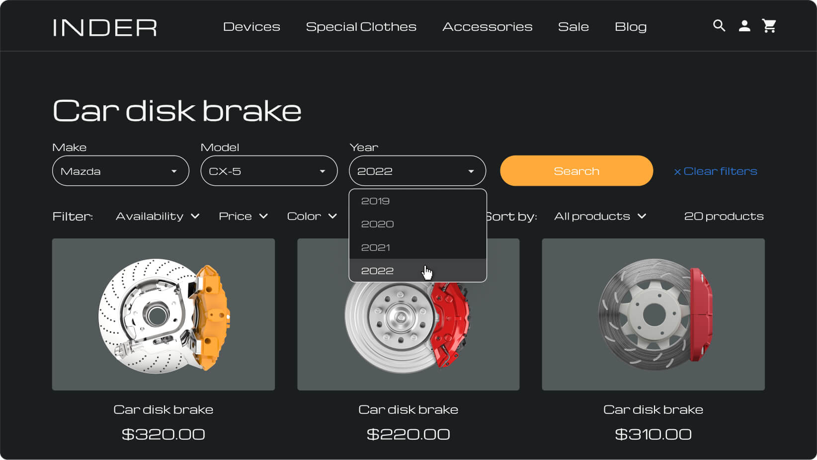 EasySearch - Shopify Year Make Model Search app by NexusMedia