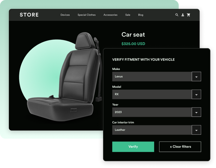 EasySearch - Shopify Year Make Model Search app by NexusMedia