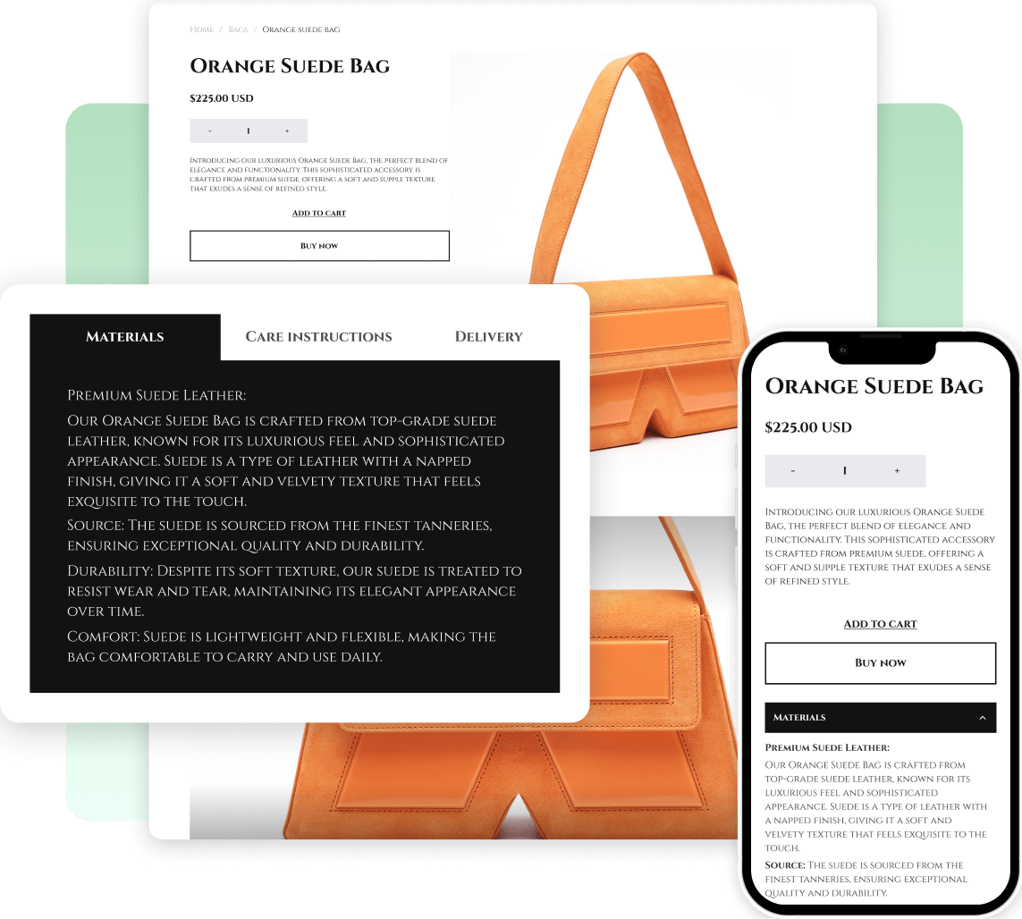 EasyTabs - Shopify Product Description Tabs & Accordions – NexusMedia