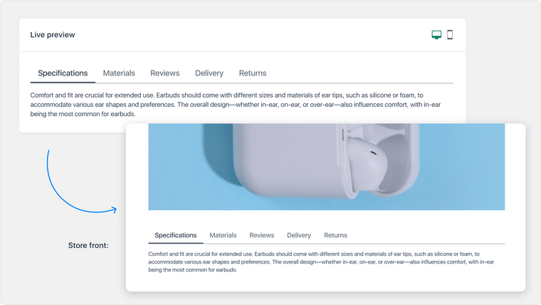 EasyTabs - Shopify Product Description Tabs & Accordions – NexusMedia