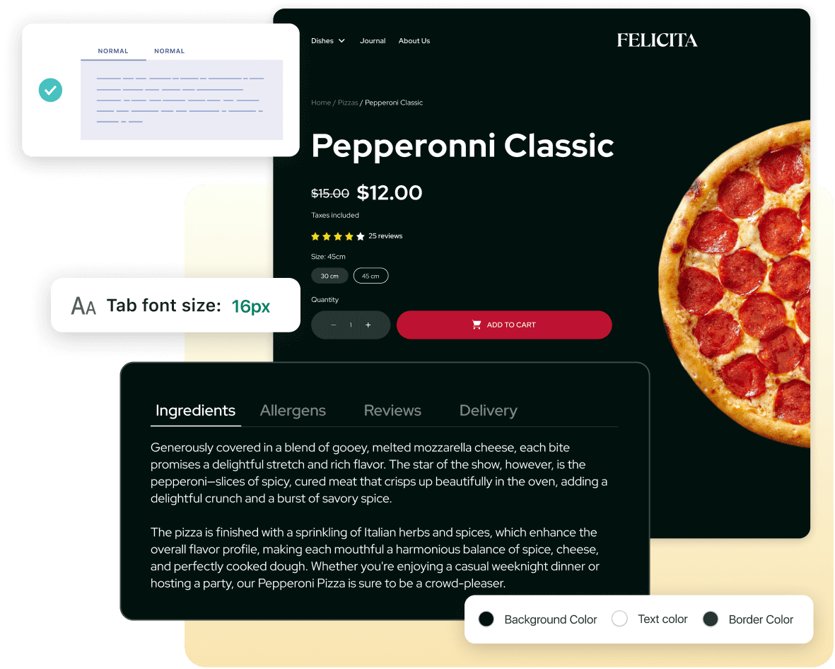 EasyTabs - Shopify Product Description Tabs & Accordions – NexusMedia