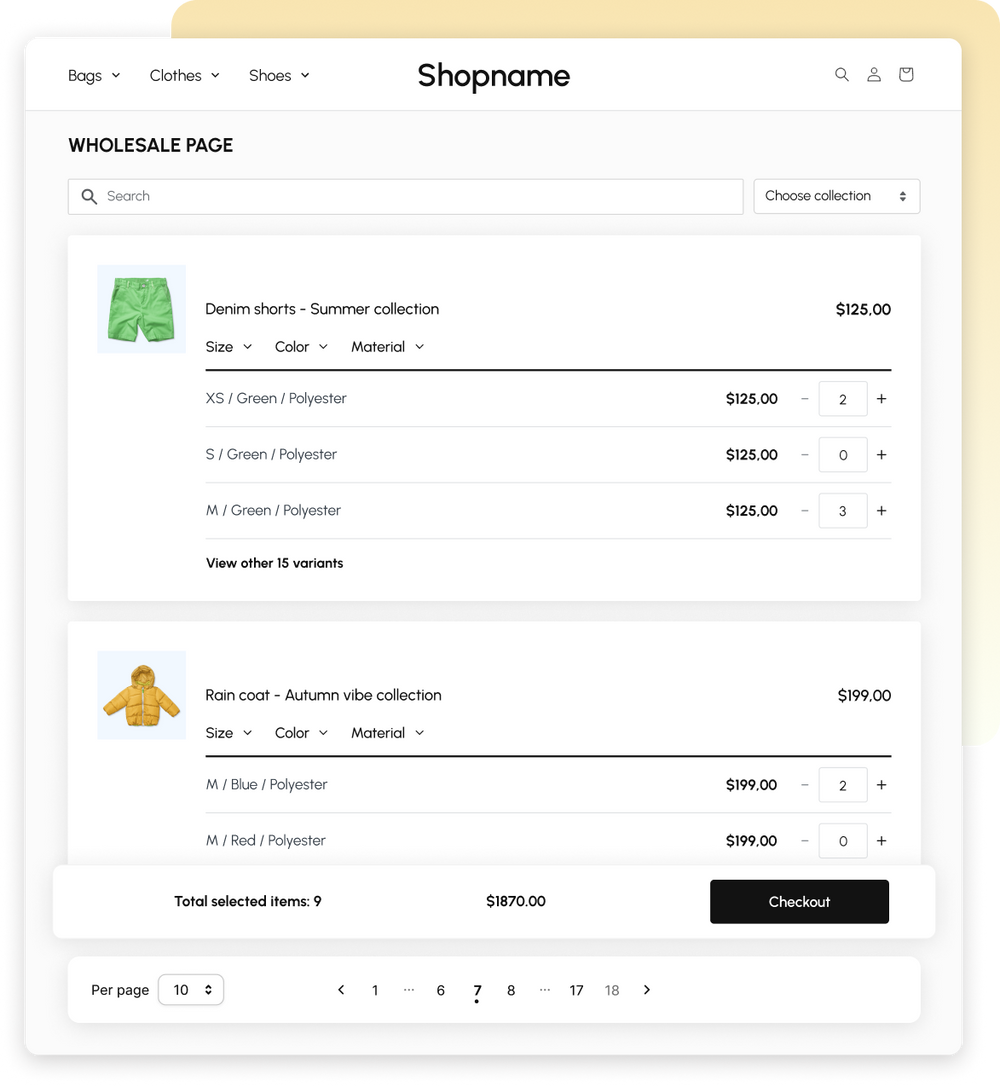 Easy:Wholesale - Shopify Bulk Order Form – NexusMedia