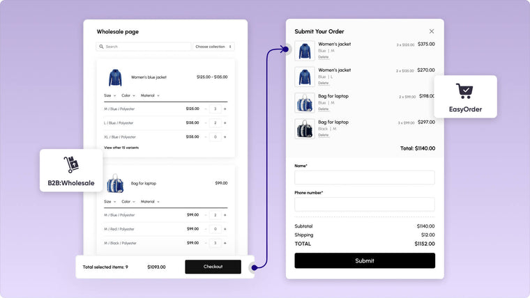 Easy:Wholesale - Shopify Bulk Order Form – NexusMedia
